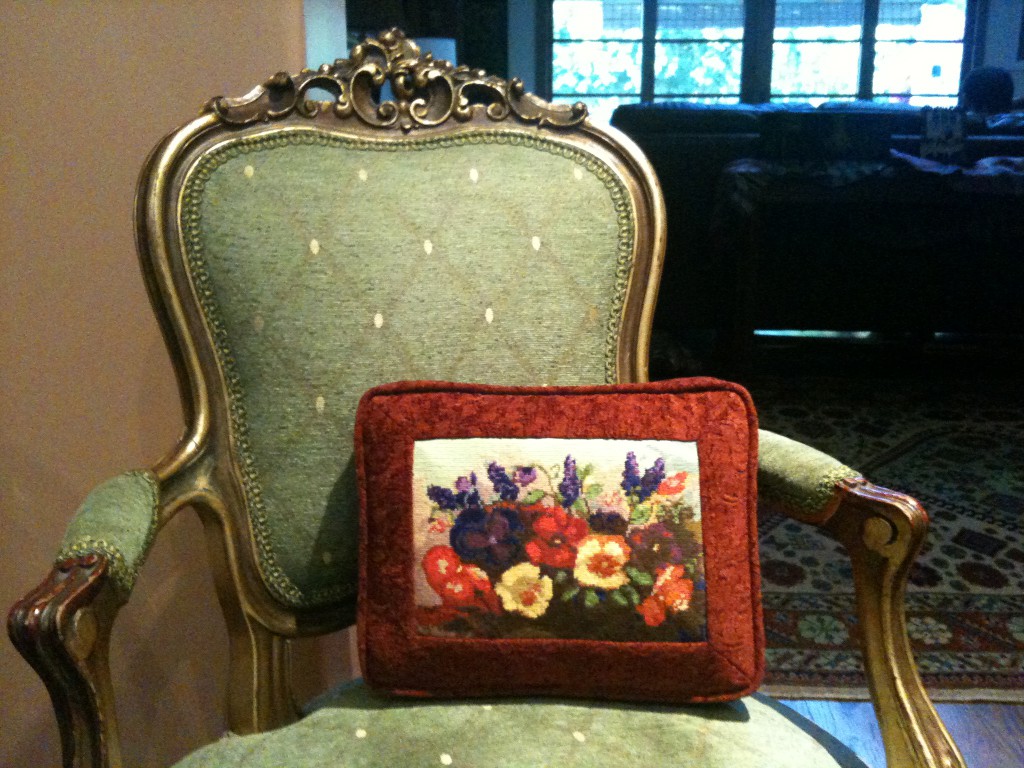Custom Flower Needlepoint Pillows - NeedlePoint Kits and Canvas Designs