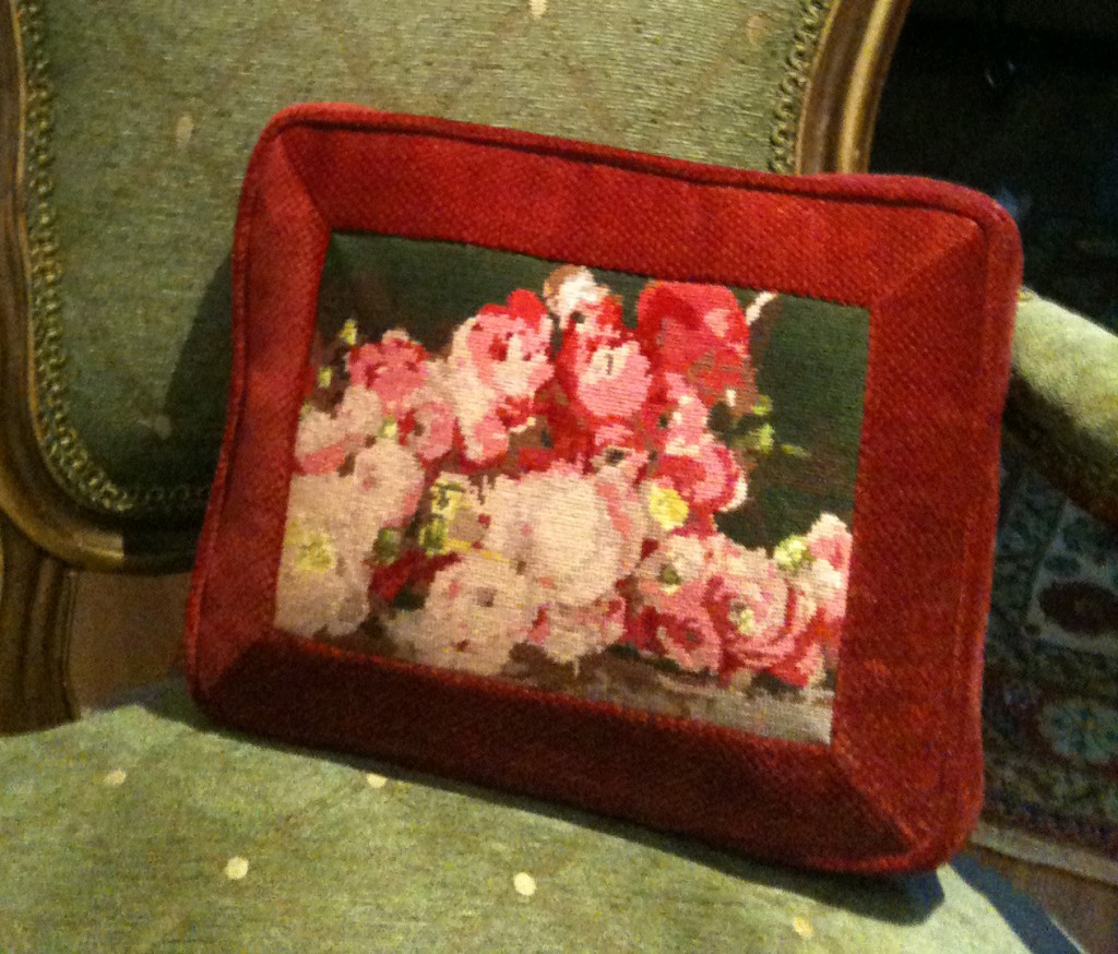 Custom Flower Needlepoint Pillows - NeedlePoint Kits and Canvas Designs