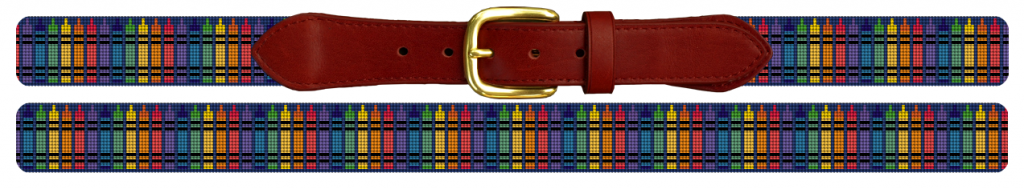 Flamingo Needlepoint Belt and Kids Colorful Crayon Belt - NeedlePoint ...