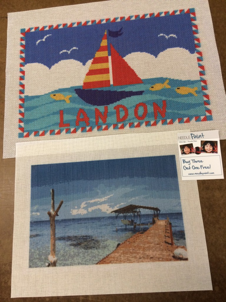 Friday Favorites - Custom Needlepoint Portraits, Pillows, and Beaches ...