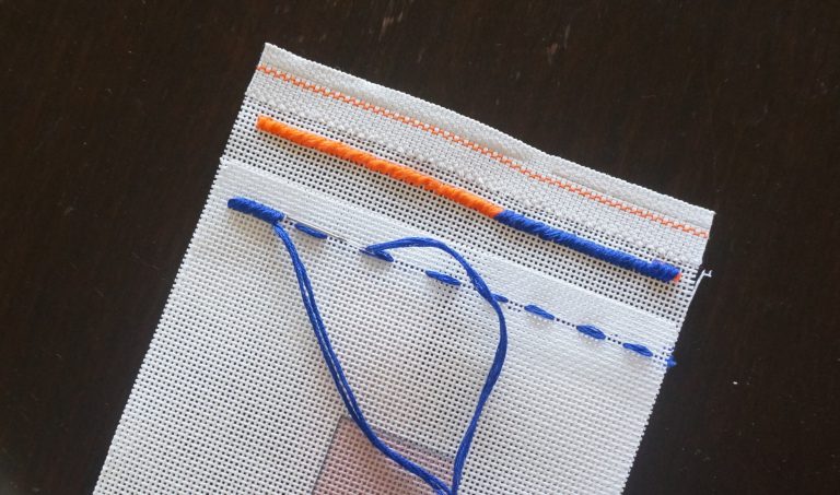 How To Stitch A Needlepoint Belt Canvas - NeedlePoint Kits and Canvas ...