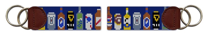 Needlepoint Key Fobs | Needlepaint